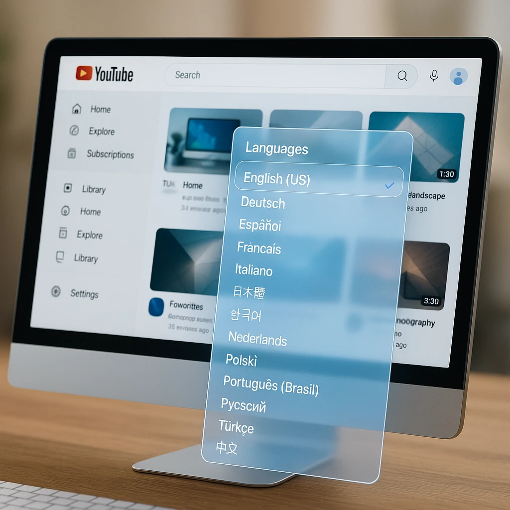 How to Change YouTube Language on Any Device (2025 Guide)