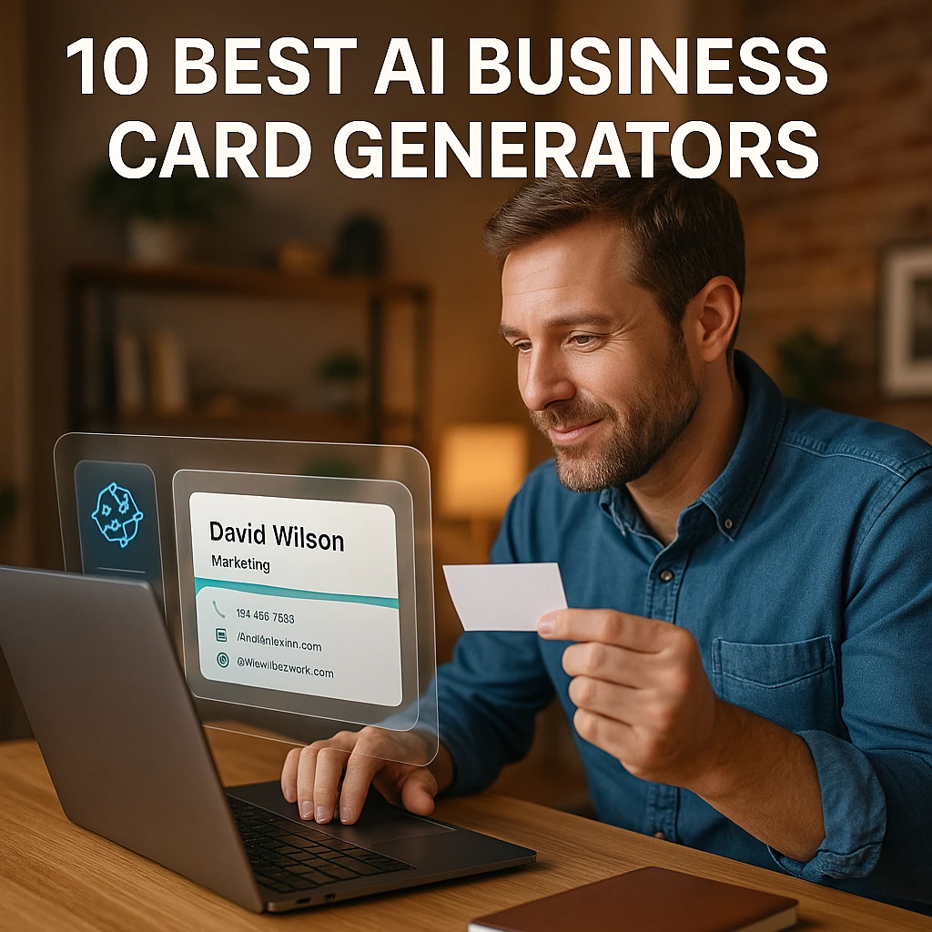 10 Best AI Business Card Generators 2025 (Free - Paid Tools)